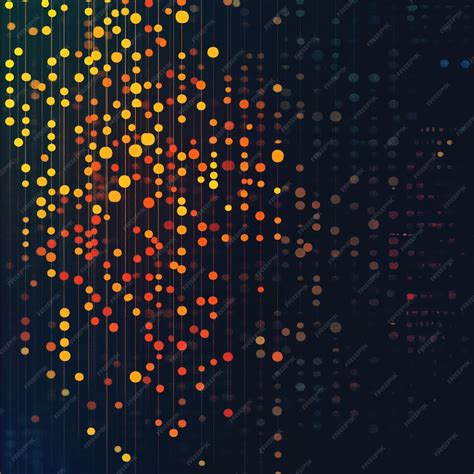 Heat Map Infographic Showing Intensity Of Data Points Premium Ai Generated Image