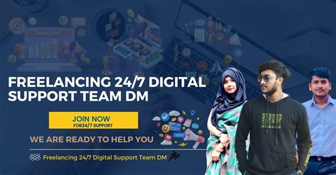 freelancing 24 7 digital support team dm
