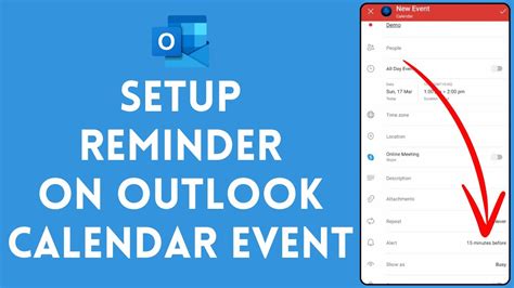 How To Add Reminder To Outlook Calendar