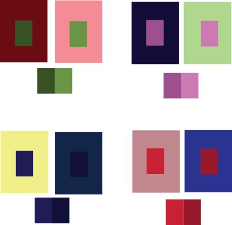 Pati Gandolfo Color Exercise Simultaneous Contrast Ex 1 And 2