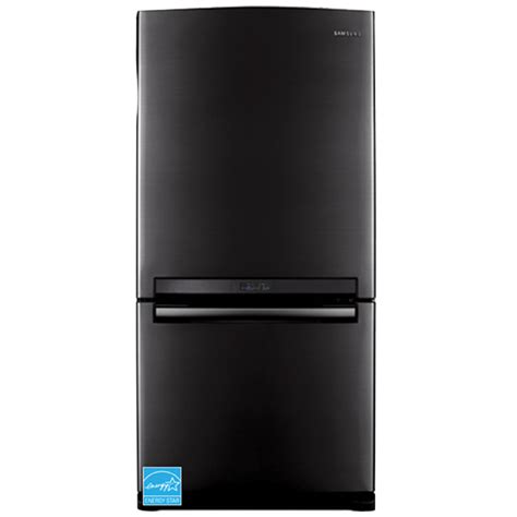 Samsung Rb195acbp 180 Cuft Bottom Freezer Refrigerator Tempered Glass