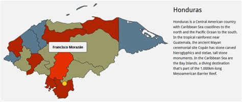 Free Javascript Map Of Honduras