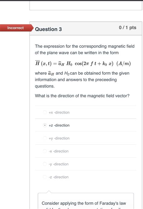 Solved Incorrect Question 3 0 1 Pts The Expression For The