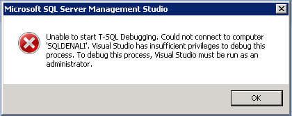 SQL Server TSQL Debugging Enhancements