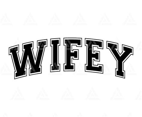 Wifey Svg Wifey Varsity Svg Bridal Party Wifey Png Wife Shirt