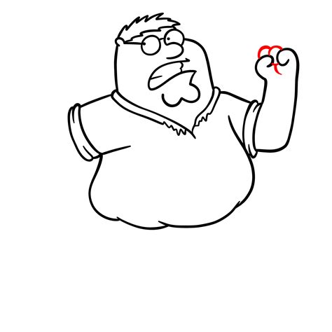 How To Draw Peter Griffin Running From Danger Fnf Pibby Mod