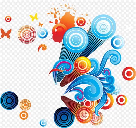 炫彩花纹矢量图PNG图片素材下载 图片编号qpananpn 免抠素材网