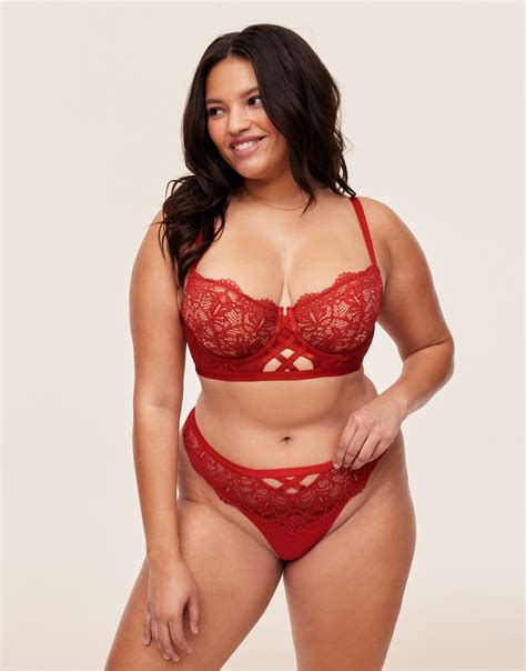 Diara Dark Red Plus Contour Balconette 38dd 46ddd Adore Me