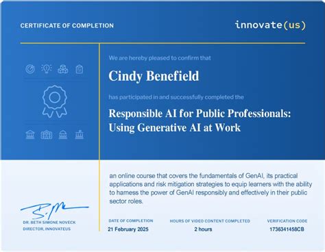 Im Happy To Share That Ive Completed The Course Responsible Ai For