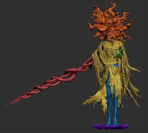 Midra Lord Of Frenzied Flame Elden Ring 3d Model 3d Printable Cgtrader