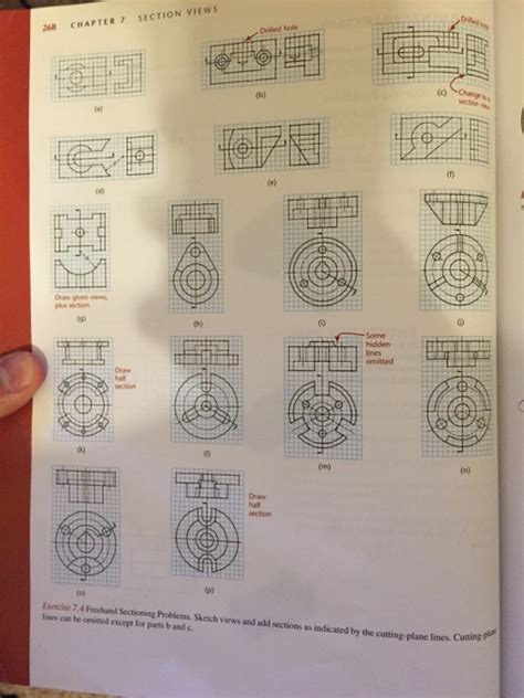 Freehand Sectioning Problems Sketch Views And Add