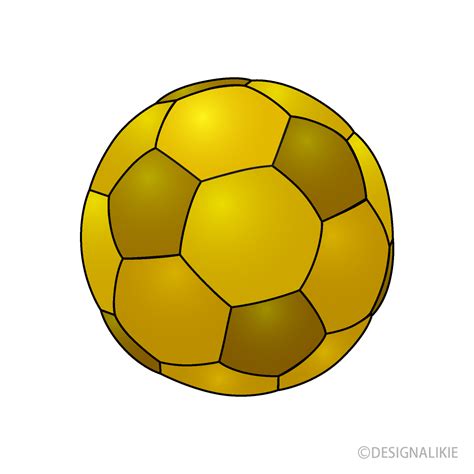 Gold Soccer Ball Clip Art Free Png Image｜illustoon