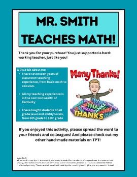 Graphing Variable Absolute Value Functions Guided Notes Mr Smith