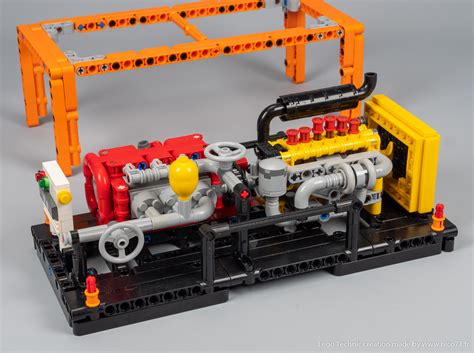 Lego Moc Diesel Mud Pump By Nico71 Rebrickable Build With Lego