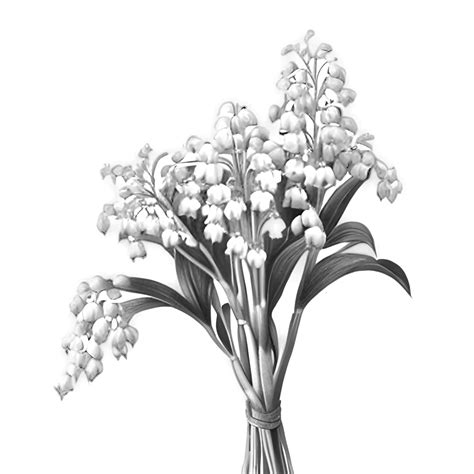 Lily Of The Valley Digital Graphic Creative Fabrica