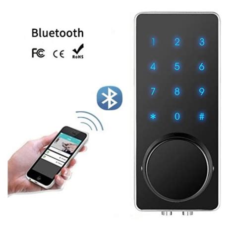 Smartphone APP Bluetooth Remote Door Lock Architectural Hardware Bluetooth APP Door Locks