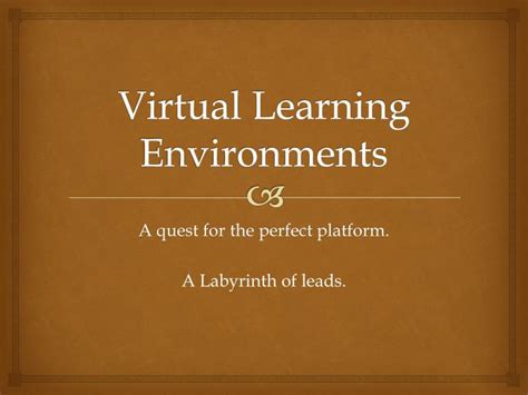 Ppt Virtual Learning Environments Powerpoint Presentation Free Download Id 4203987