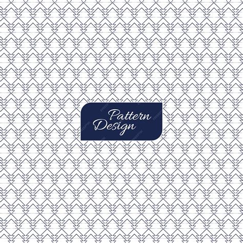 Premium Vector Geometric Blue Line Pattern White Background