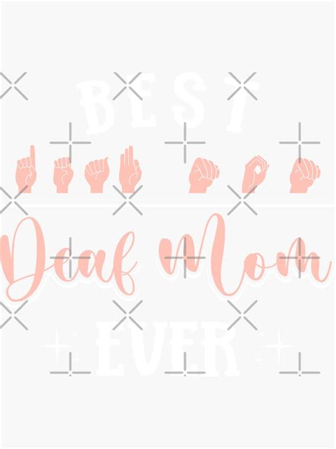 Sign Language Asl Deaf Pride Sticker For Sale By Lars322 Redbubble