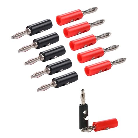 14pcs 4mm 플러그 바나나 커넥터 오디오 스피커에 적합 테스트 라인 와이어 터미널 블록 전기 스플 라이스 크림프 슬리브 Wago커넥터 Aliexpress