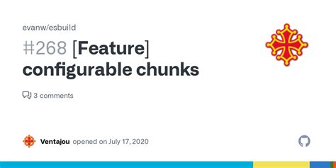 Feature Configurable Chunks Issue 268 Evanw Esbuild GitHub