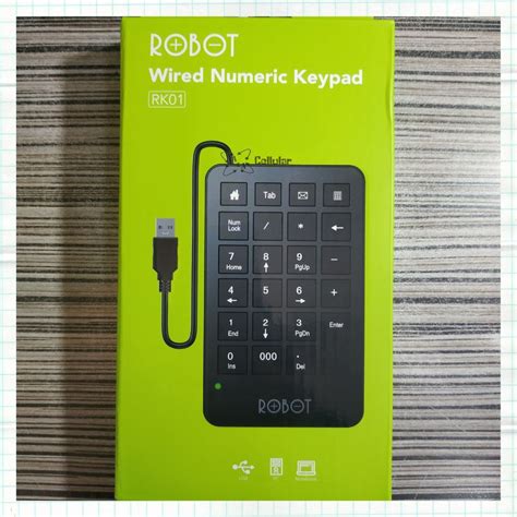 Jual Keyboard Numpad Angka Wired Numeric Keypad Usb Robot Rk01