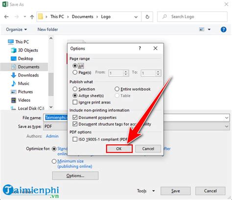 Cách chuyển file Excel sang PDF miễn phí cực đơn giản