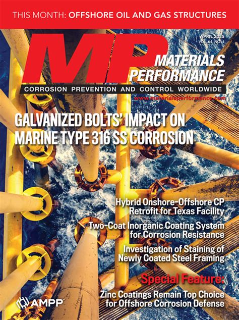 Volume 64 Issue 4 Materials Performance Association For Materials