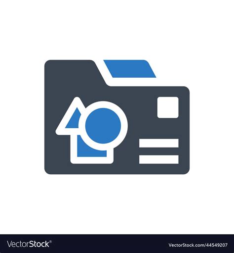 Folder Specification Icon Royalty Free Vector Image