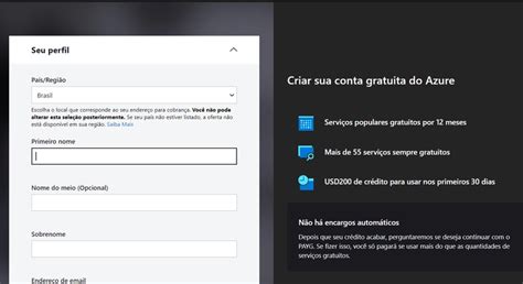 Como Criar Uma Conta Gratuita No Microsoft Azure Dev Community