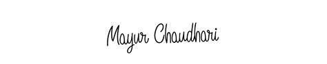 73 Mayur Chaudhari Name Signature Style Ideas Unique Electronic Sign