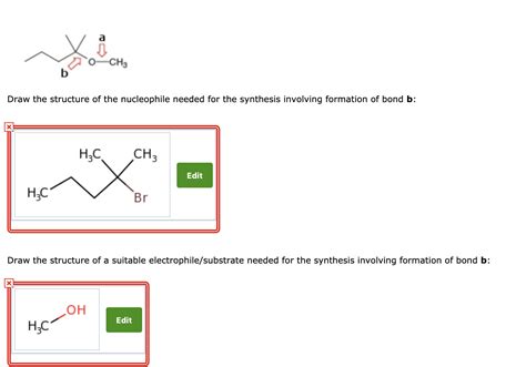 Solved No Ch2 Draw The Structure Of The Nucleophile Needed