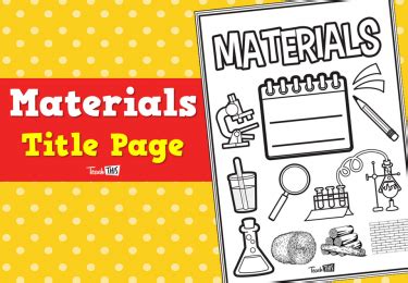 Science Title Page Teacher Resources And Classroom Games Teach This