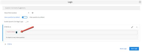 creating criteria some common error issues questionpro help document