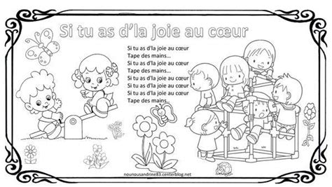 si tu as d la joie au cœur frappe dans tes mains à colorier