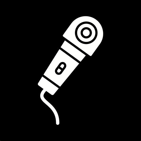 Microphone Vector Icon Vector Art At Vecteezy