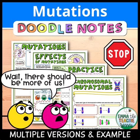 DNA Replication Doodle Notes Emmatheteachie