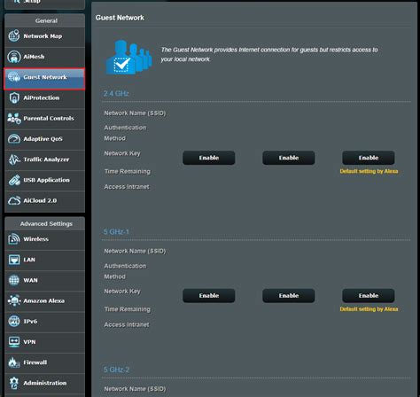 [wireless router] how to set up guest network on a asus zentalk