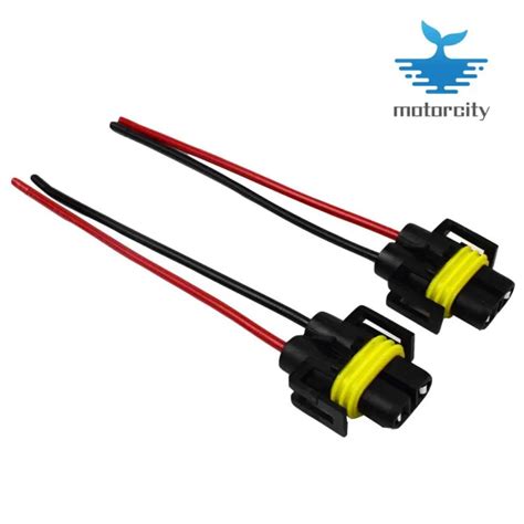 2pcs H8 H9 H11 Bulb Socket Female Adapter Connector For Headlight Fog Lamp Lazada Ph