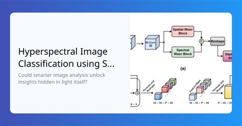 Hyperspectral Image Classification Using Spectral Spatial Mixer Network