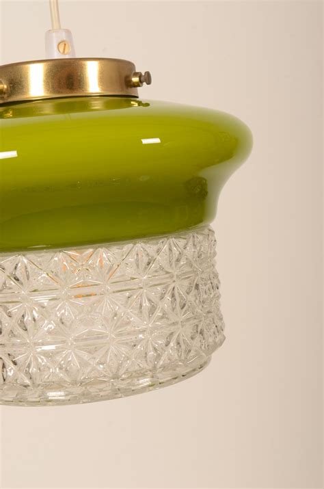 Scandinavian Green Glass Pendant Lamp For Sale At 1stdibs