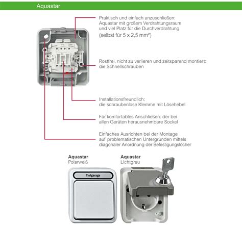 EL ME 37178029 Roller Shutter Push Button Switch For AQUASTAR Locking Cylinder At Reichelt