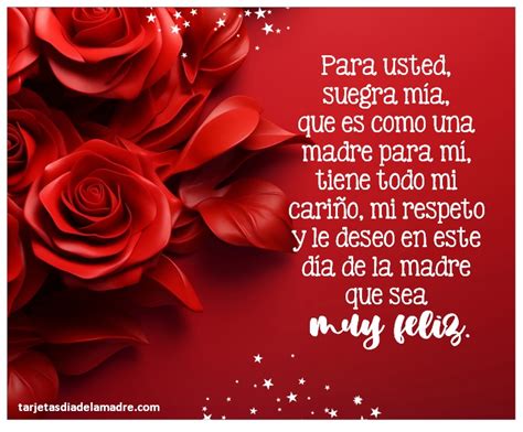 Frases Del Día De La Madre Para Mi Suegra Tarjetas Día De La Madre