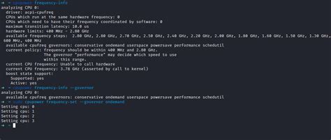 Mengatur CPU Governor Menggunakan CPUFreq LinuxSec