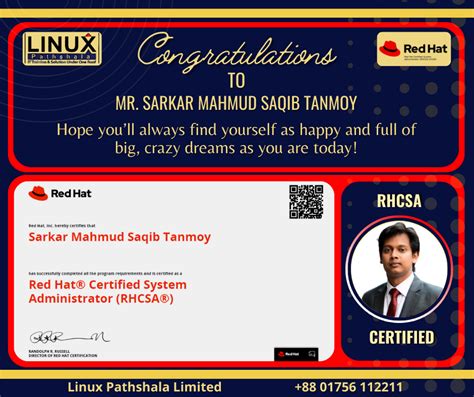 Congratulations To Mr Sarkar Linux Pathshala Limited