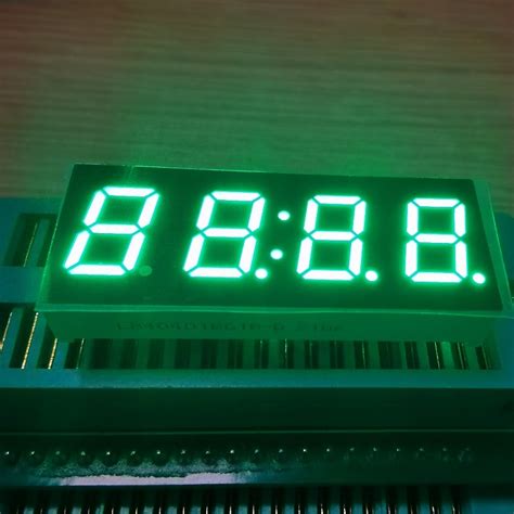 Pure Green Segment Led Display Inch Digits Common Anode For