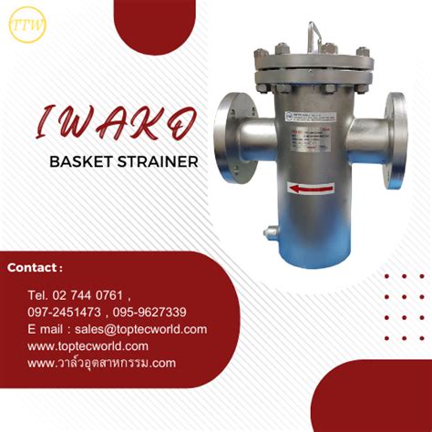 StrainerFiltervalve Basket Strainers IWAKO