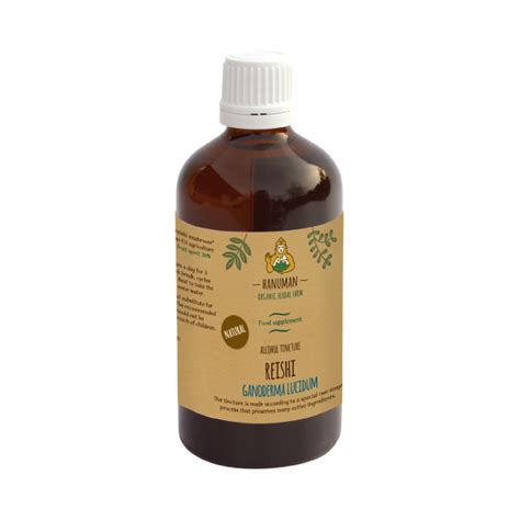 Reishi Mushroom Ganoderma Lucidum Tincture 50 Ml Organic Sales Of