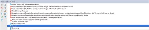 Java Error Resource Android Style TextAppearance Material Widget