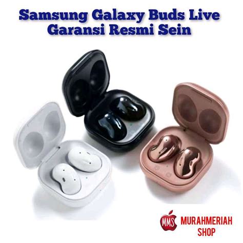 Jual Samsung Galaxy Buds Live Garansi Resmi Sein Mystic Black Di